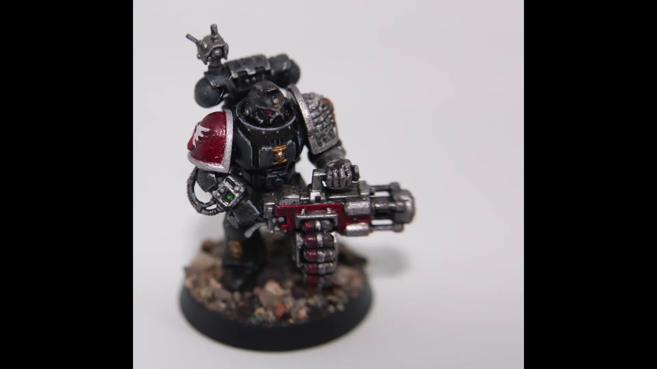 Deathwatch Veteran gunner with frag cannon - 40K kill team - YouTube