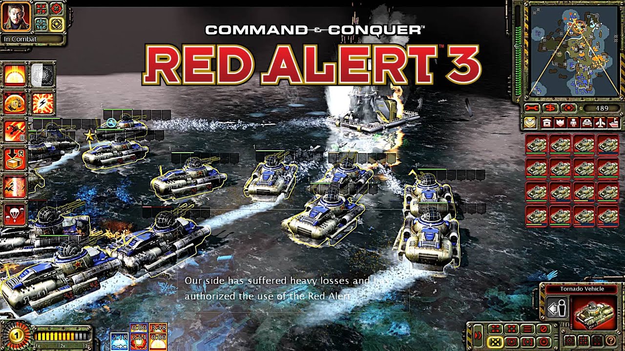 Red Alert 3 The New World MOD Soviet in 2v2v2 | Upgraded Bullfrog with ...