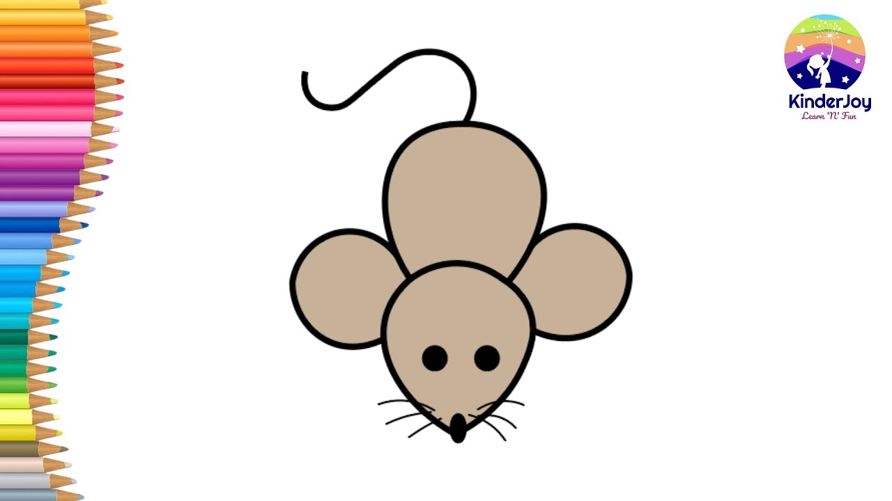 How to draw a Rat forbkidst🐀|Easy drawing |Step by step|#ratdrawing # ...