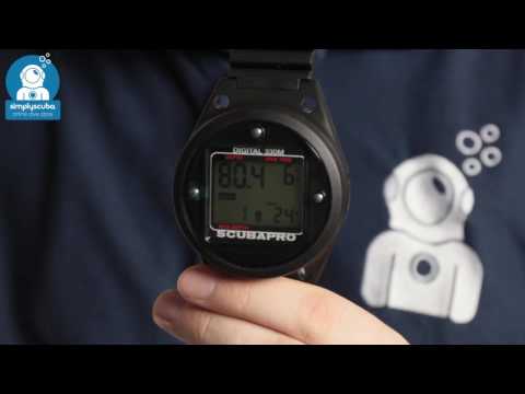Scubapro Digital 330M Depth Timer www.simplyscuba YouTube