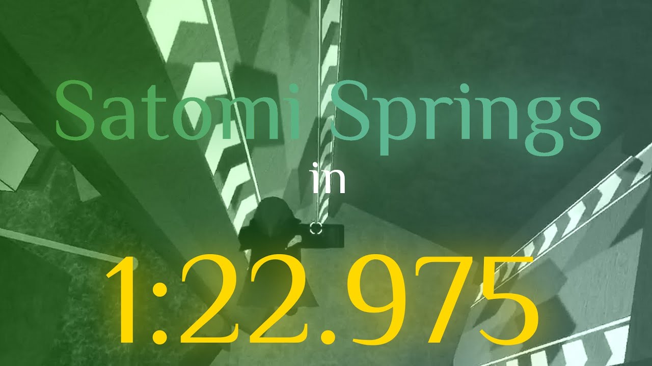 [WR] Satomi Springs: Glitchless Solos in 1:22.975 | Flood Escape 2 ...