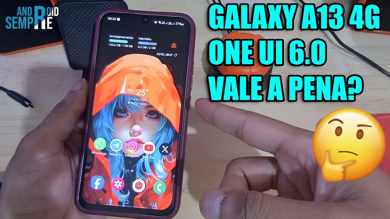 🔥GALAXY A13 4G ONE UI 6.0 ANDROID 14 VALE A PENA ATUALIZAR? 🤔(Primeiras ...