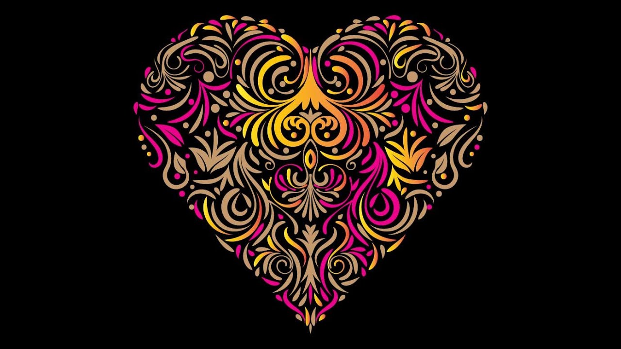 How to draw colorful decorative design in adobe illustrator. - YouTube