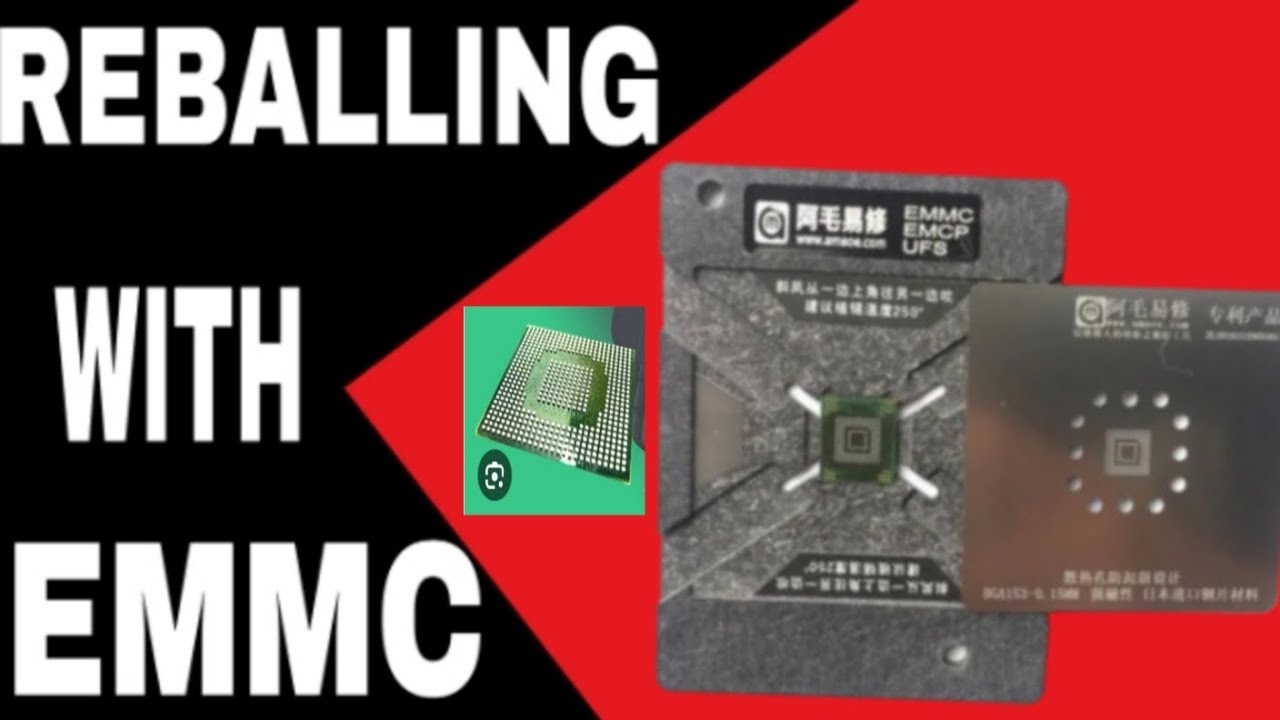 Recalling Emmc ic Mtk Cpu & eMMC Reballing// - YouTube
