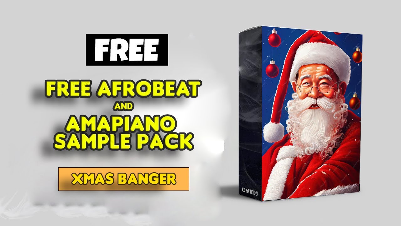 FREE | Afrobeat x Amapiano Sample Pack + Drum Loops (Xmas Banger Pack!!!) - YouTube
