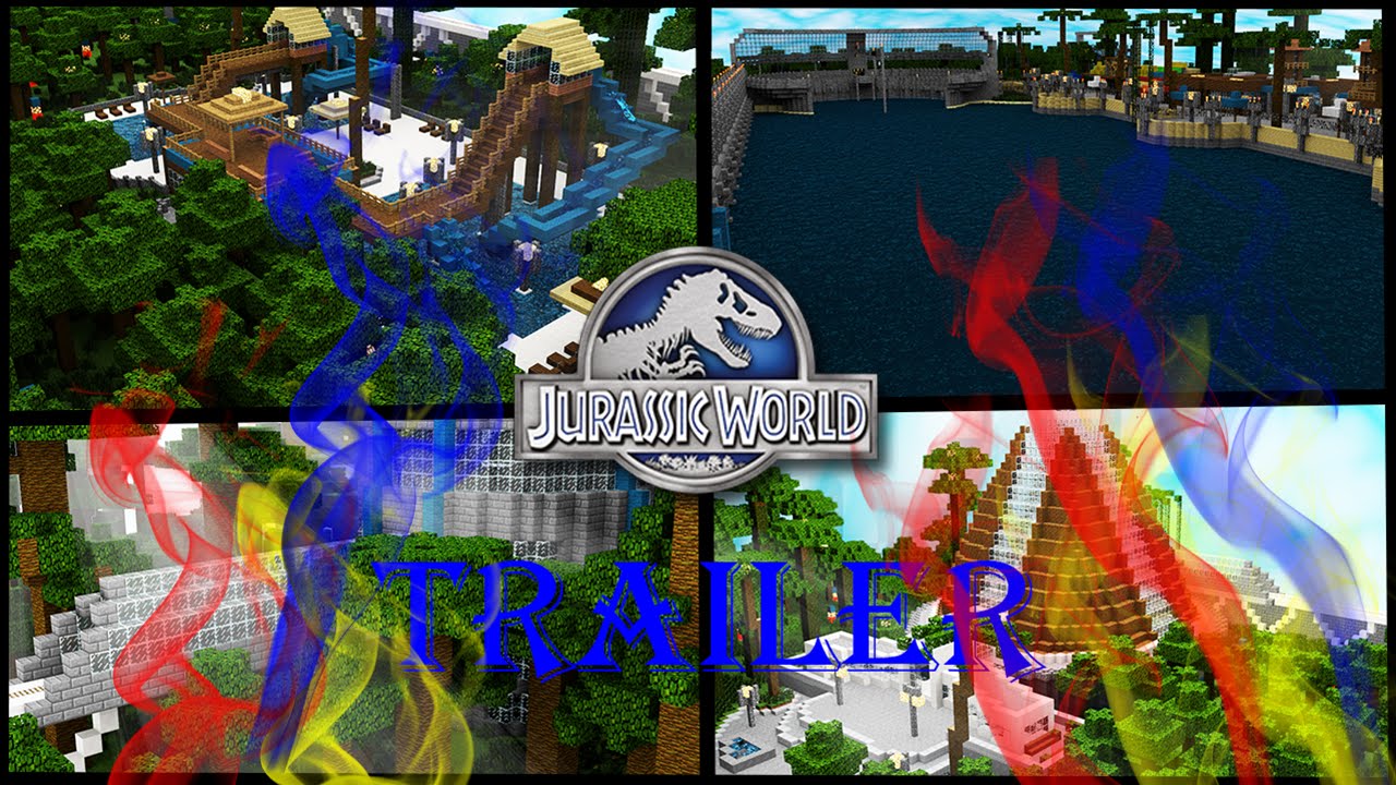 Jurassic World The Game Map // Minecraft Edition - Trailer - YouTube