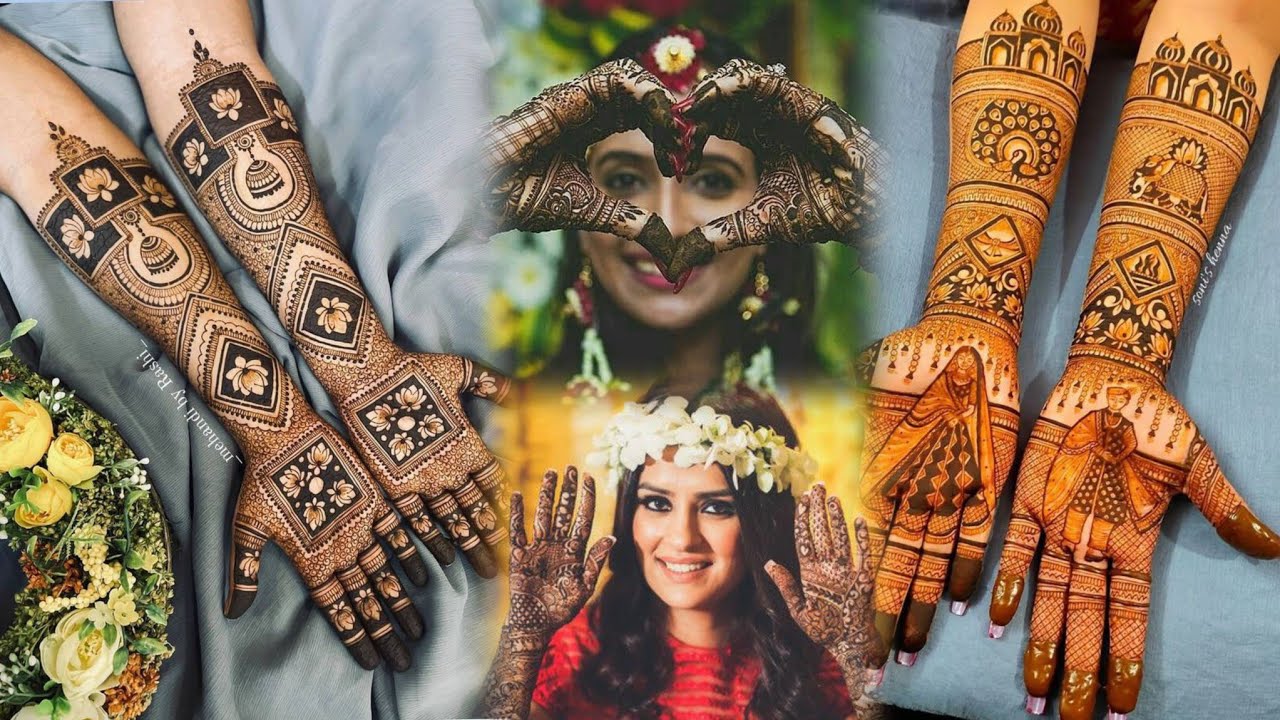PART-1 😍 Amazing Bridal Henna Mehandi designs ️।। Dulhan Mehandi Design ...