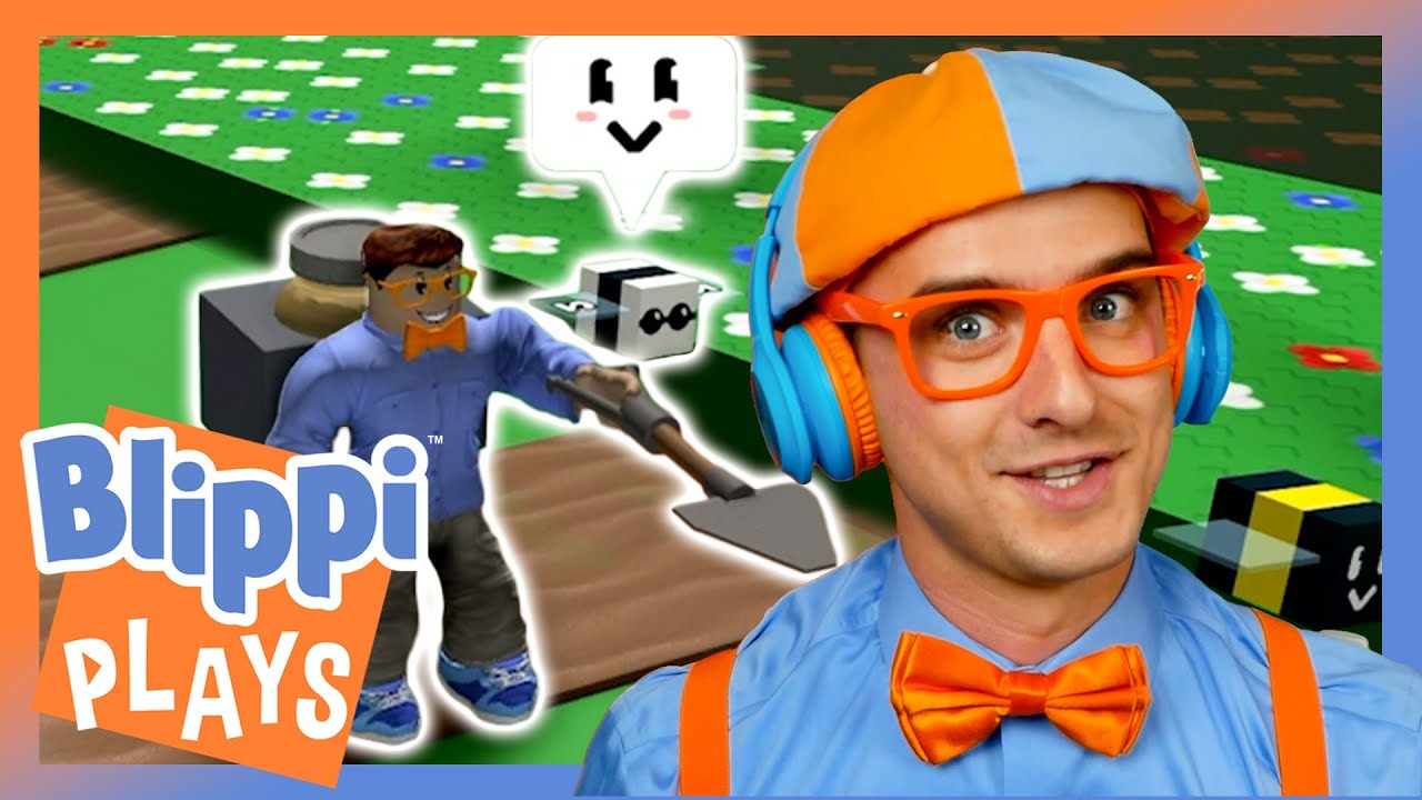 Bee Swarm on Roblox ! | Blippi Plays | Educational & Gaming Videos for ...