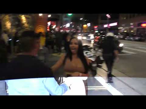 Abigail Ratchford outside Avenue Nightclub in Hollywood
