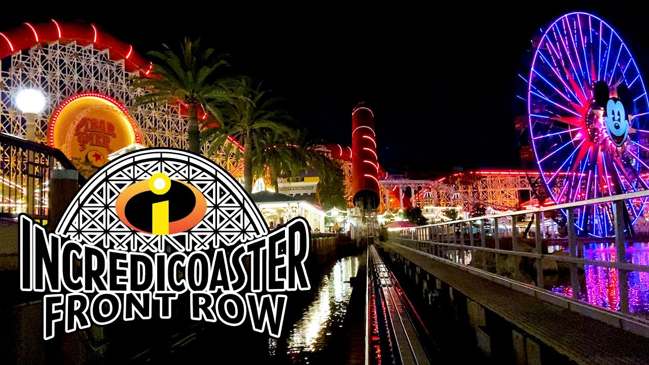 Incredicoaster With Outstanding Audio (After Dark) | Front Row POV ...