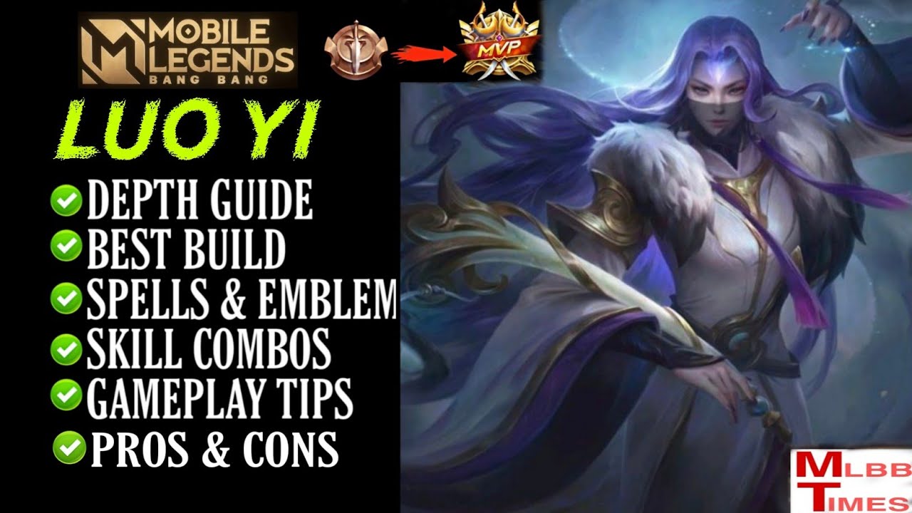 Luo Yi Best Guide Mobile Legends 2022 | Luo yi best build | Luo yi ...