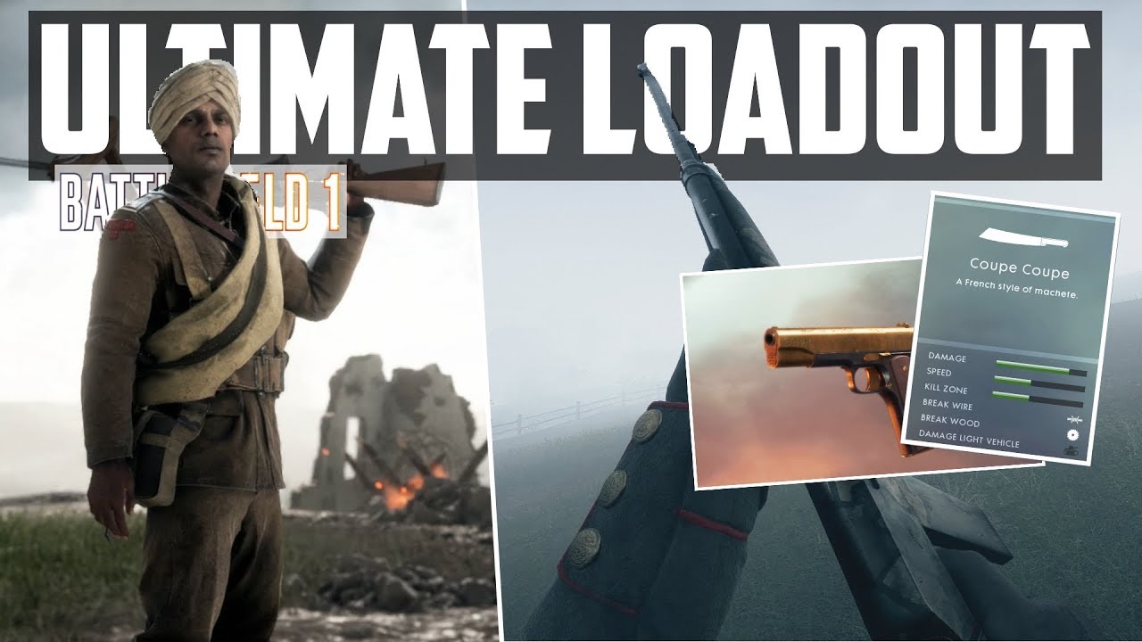 The ULTIMATE Battlefield 1 Loadout - The Upper Hand - YouTube