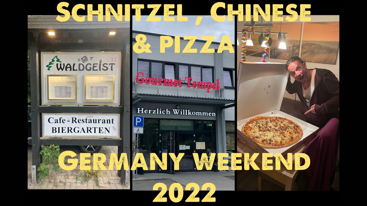 Best (and biggest) Schnitzel in Germany! Incredible food from Weinheim ...