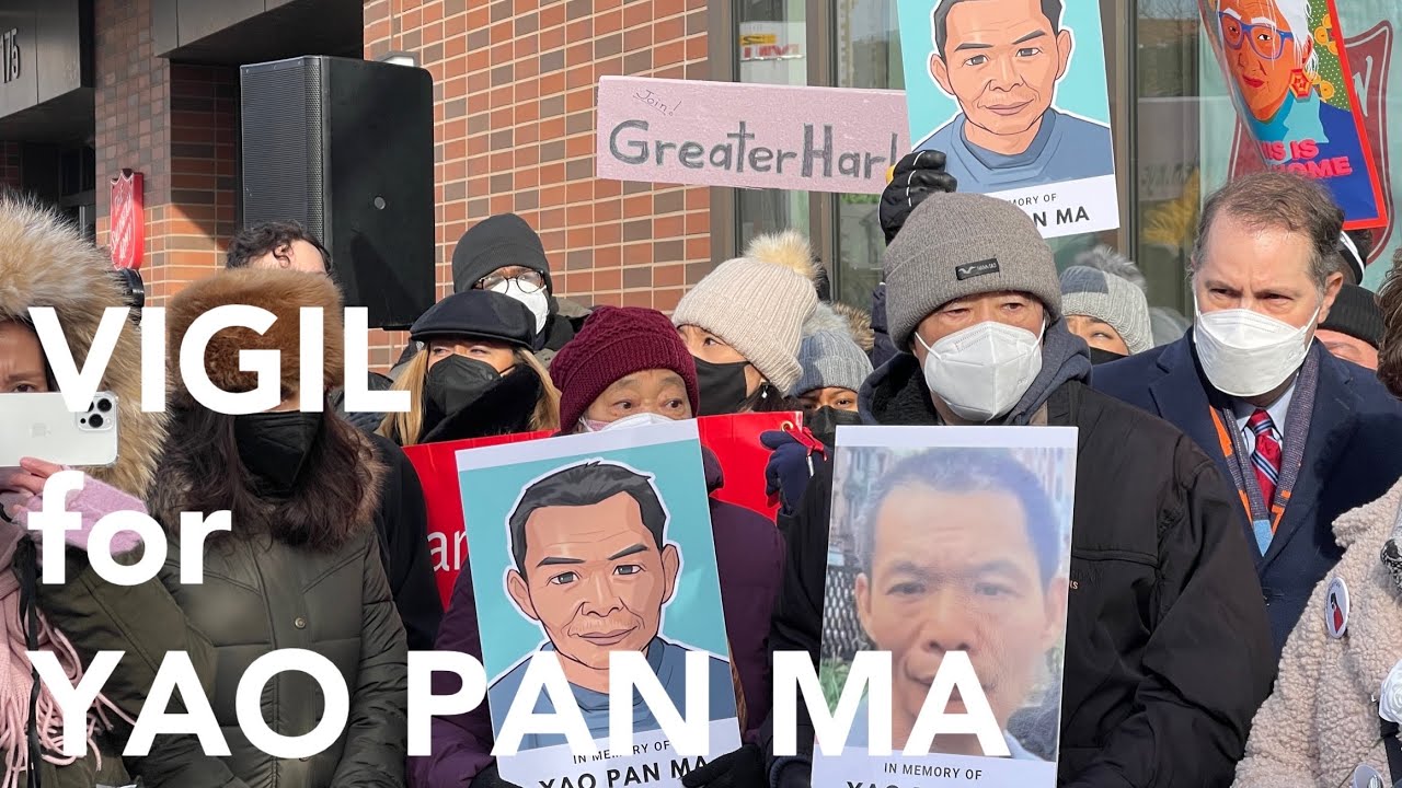 Live - Vigil in Memory of Yao Pan Ma, Harlem, New York City - YouTube