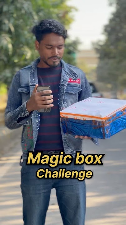 Magic box challenge #magic #challenge #videos - YouTube