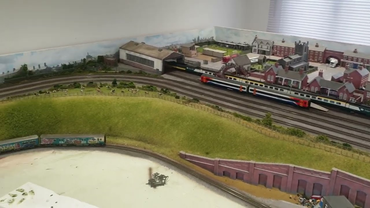 model railway room - YouTube