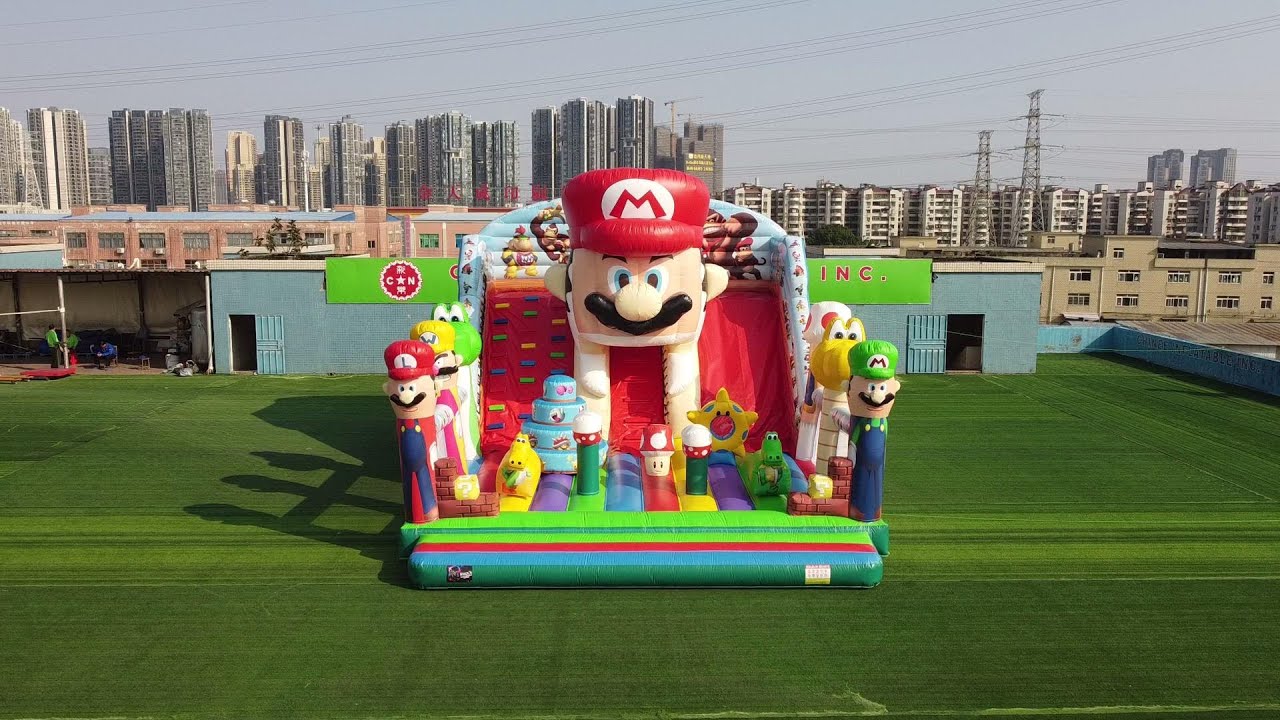 Get Ready to Jump and Play in the Super Mario Inflatable Park The ...
