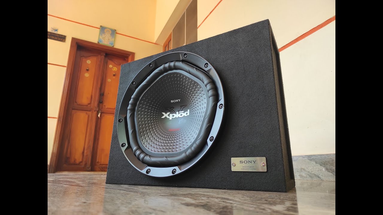 Sony XS-NW1202S Shallow Enclosure on Swift Dzire - YouTube