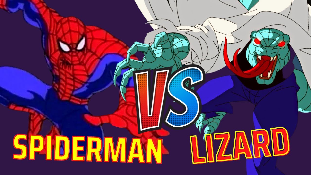 Spiderman vs Lizard (TAS) - All fights - YouTube