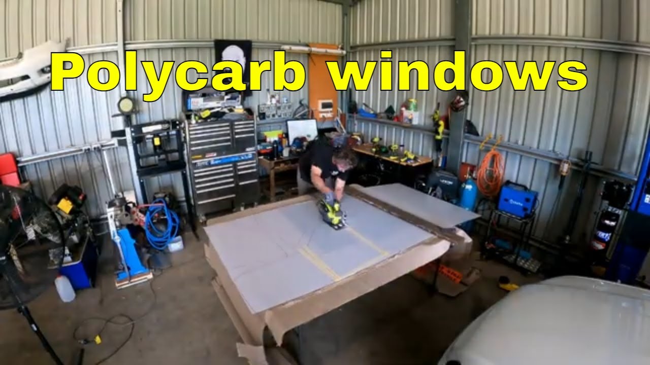 Polycarbonate windows - Off Season Projects - YouTube