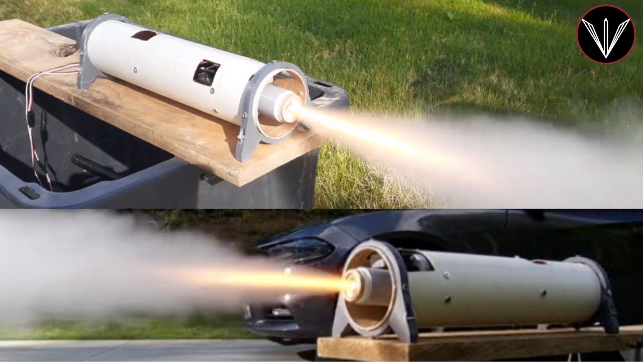 Static Fire Test 1 Thrust Vectoring Model Rocket Youtube