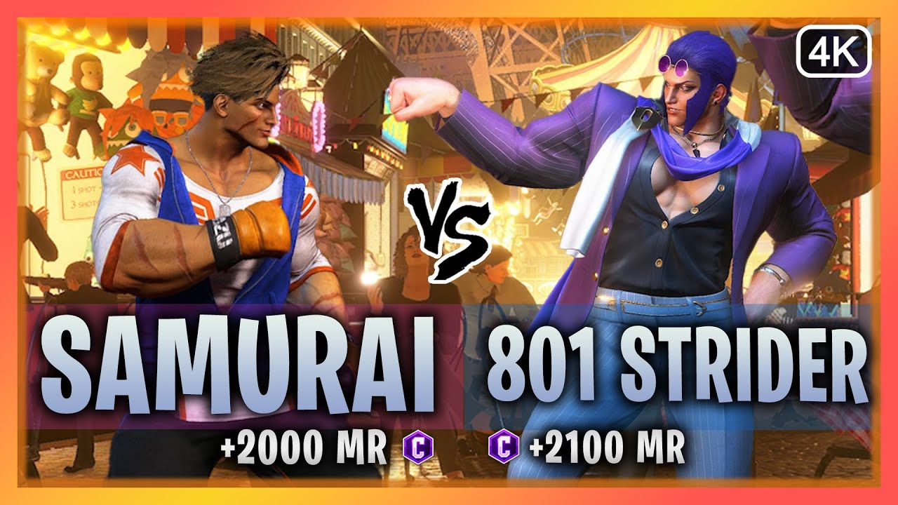 SF6 Luke (Samurai) Vs. Marisa (801 Strider)『Street Fighter 6』 - YouTube