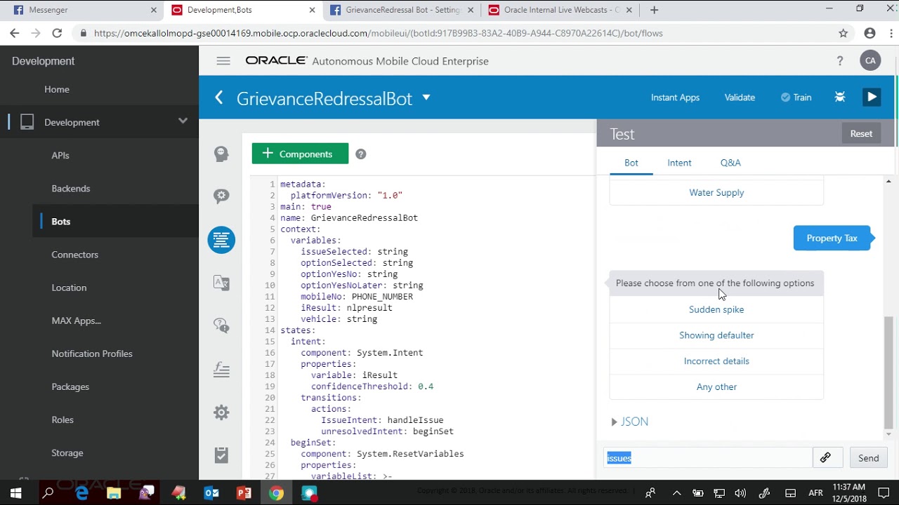 Oracle Digital Assistant A quick overview and demo Oracl - YouTube