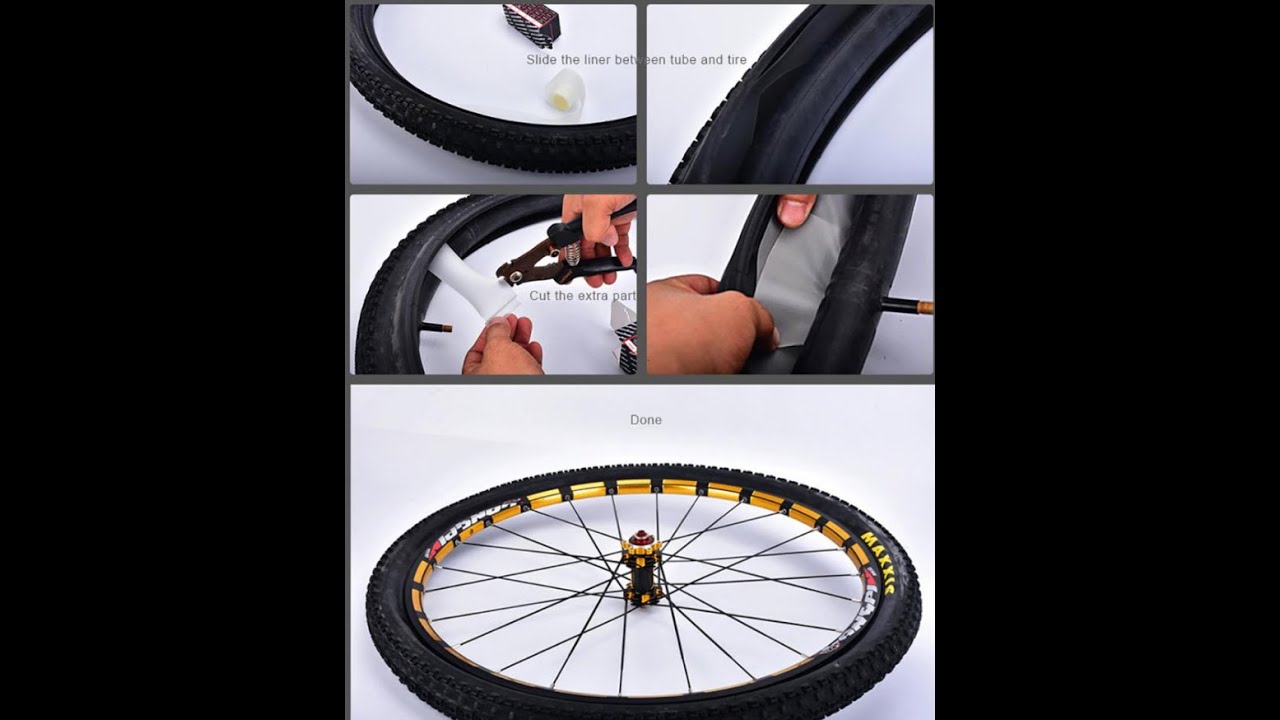 Tire Liner How to protect bicycle tube from puncture Anti-Puncture tire ...