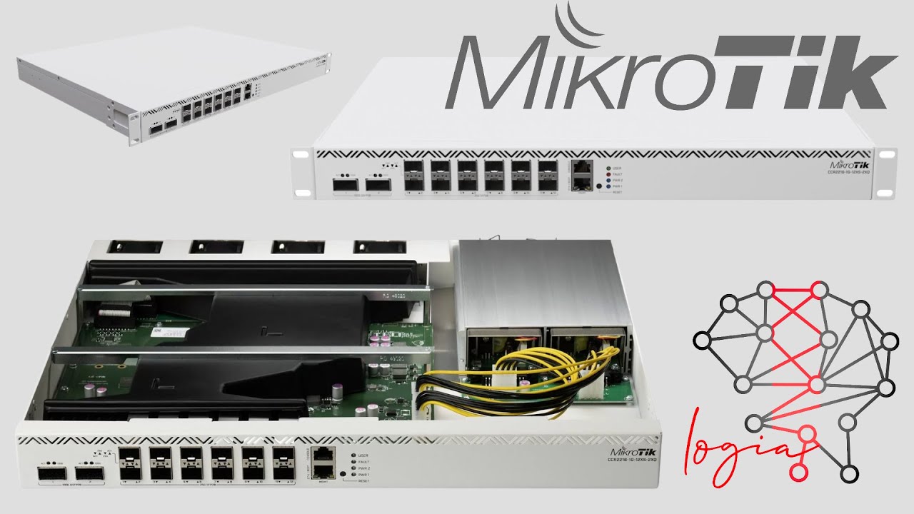 MikroTik Router CCR2216-1G-12XS-2XQ - YouTube