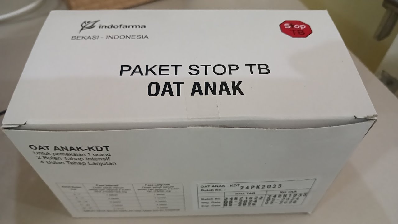 Belajar paket obat tuberkulosis anak (OAT Anak) - YouTube