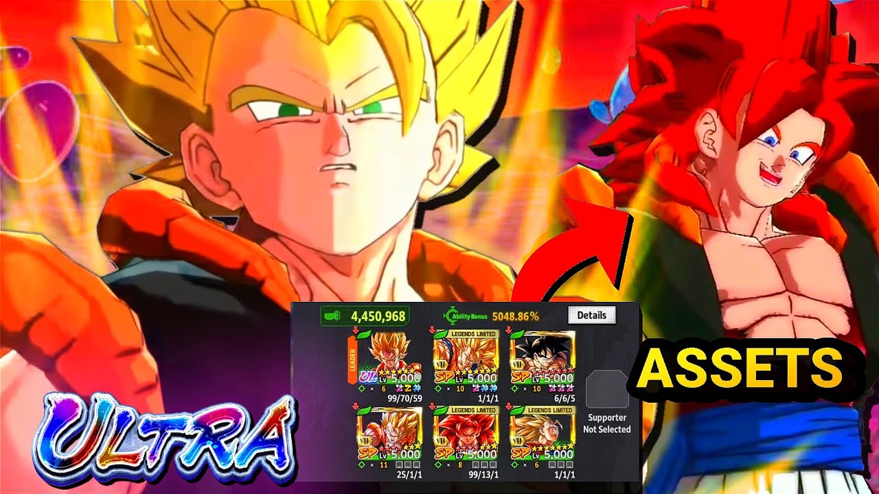 UL Gogeta with LF Gogeta assets (testing) - YouTube