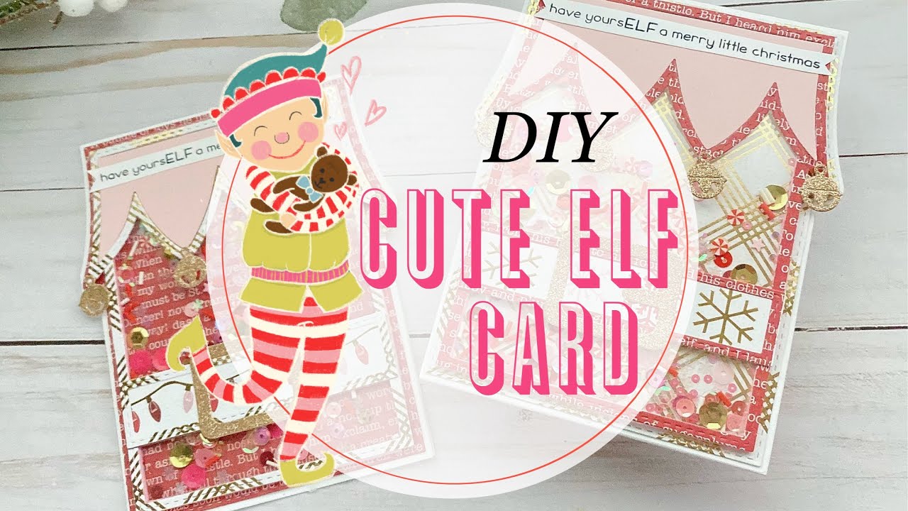 DIY Cute Elf Card - YouTube
