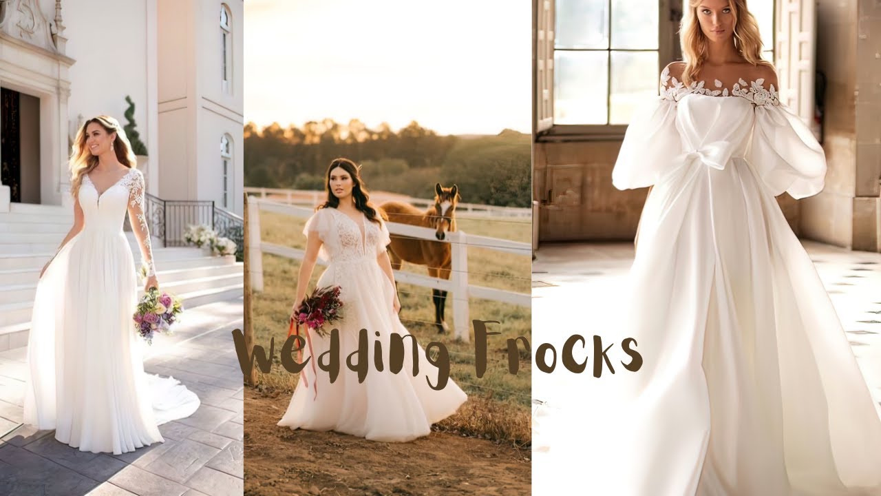 Wedding frocks for girl New Collections - YouTube