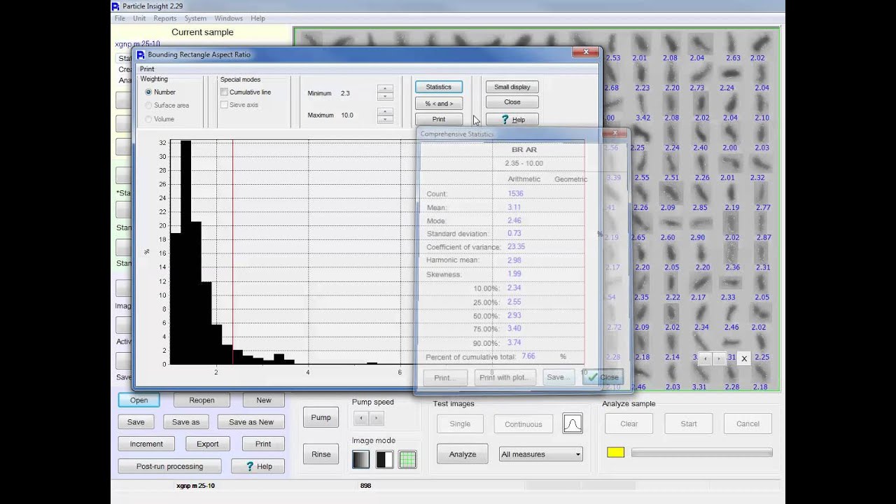 Particle Insight Video - Flake Samples - Results - YouTube