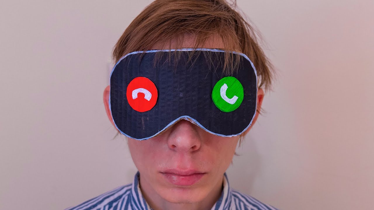 Apple Vision Pro Cardboard Edition Incoming Call - YouTube