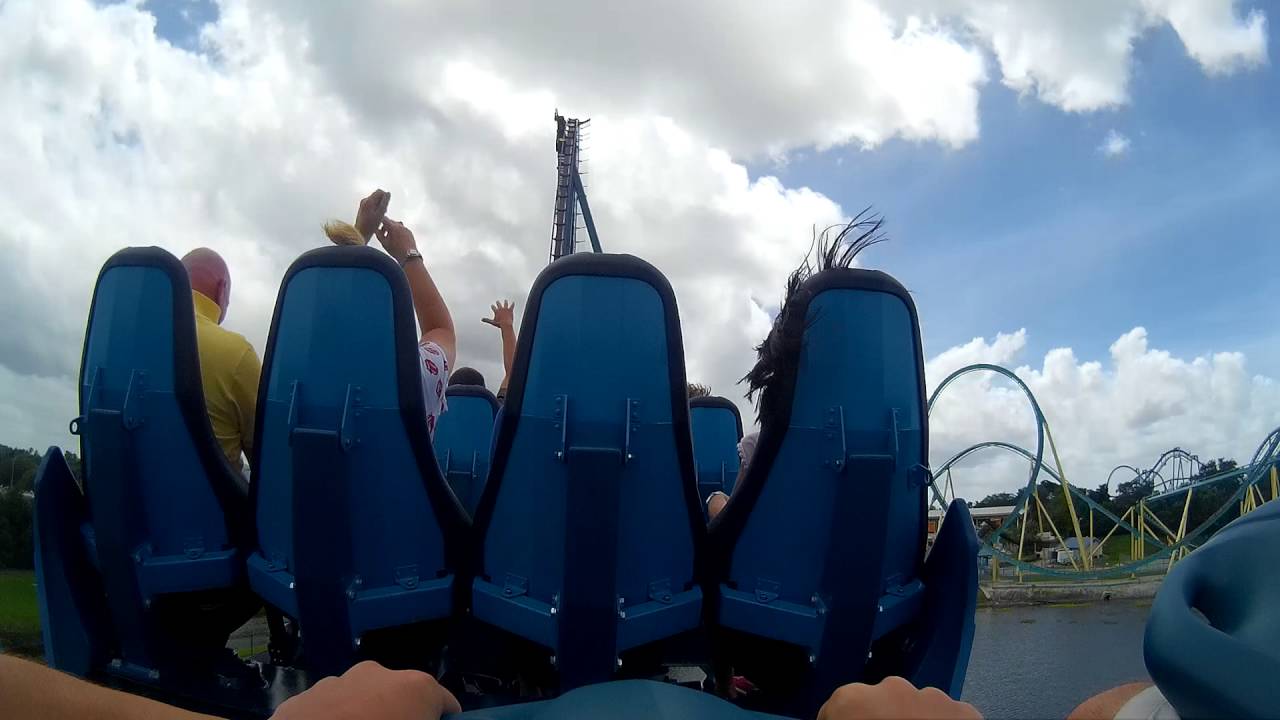 Mako - New roller coaster at Sea World - Orlando - YouTube