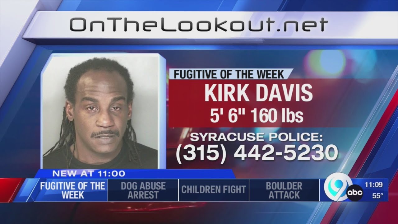 Fugitive of the Week: Kirk Davis - YouTube