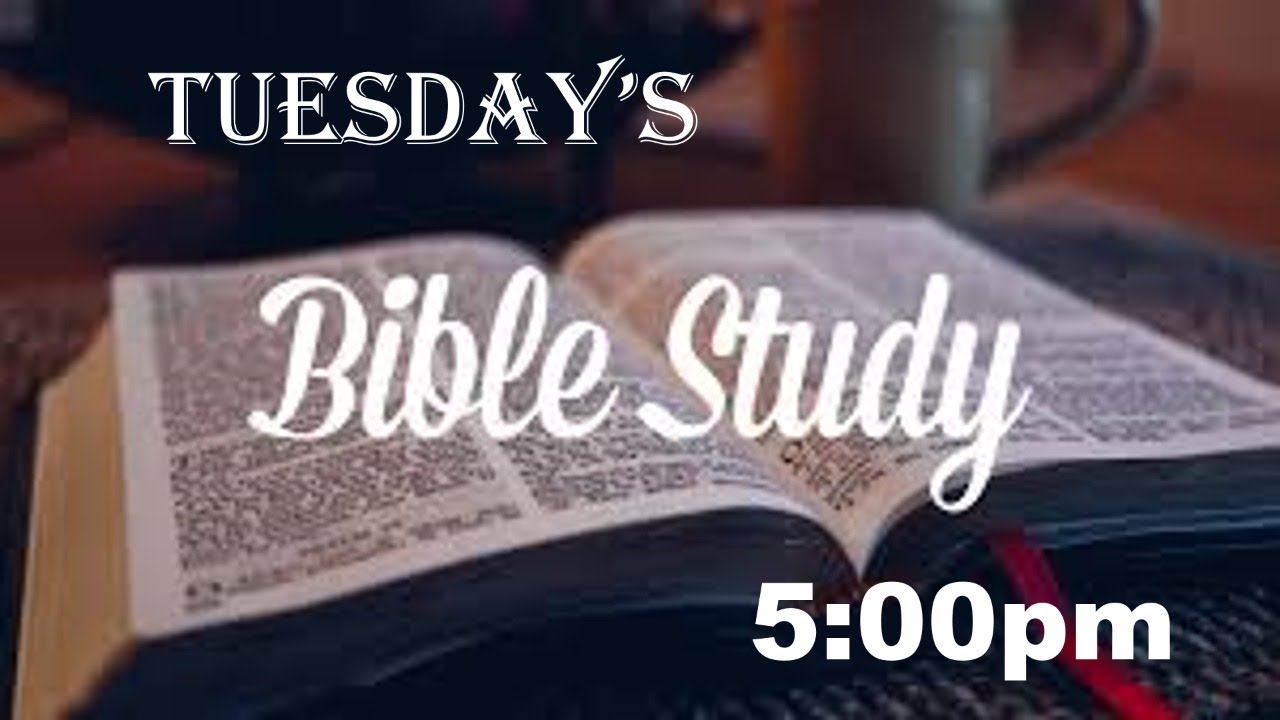 Kingstown Methodist Church Bible Study, Tuesday August 10, 2021 - YouTube