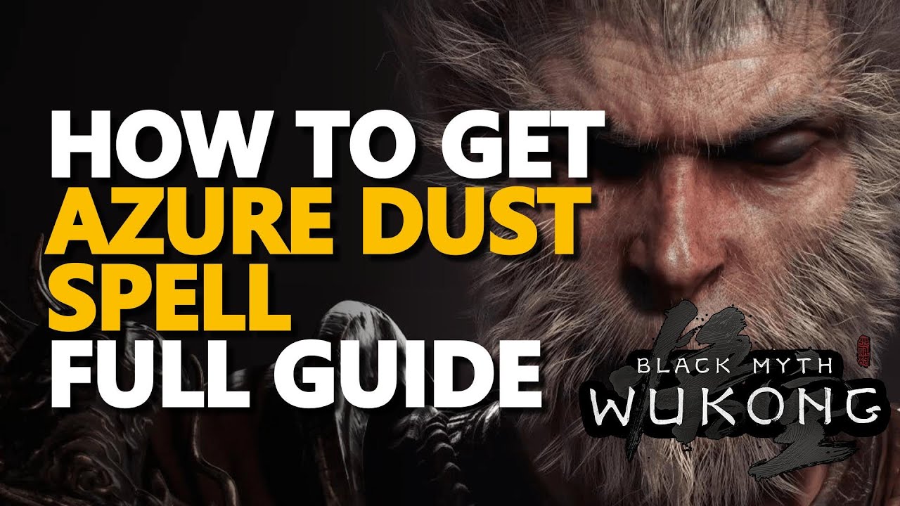 How to get Azure Dust Spell Black Myth Wukong - YouTube