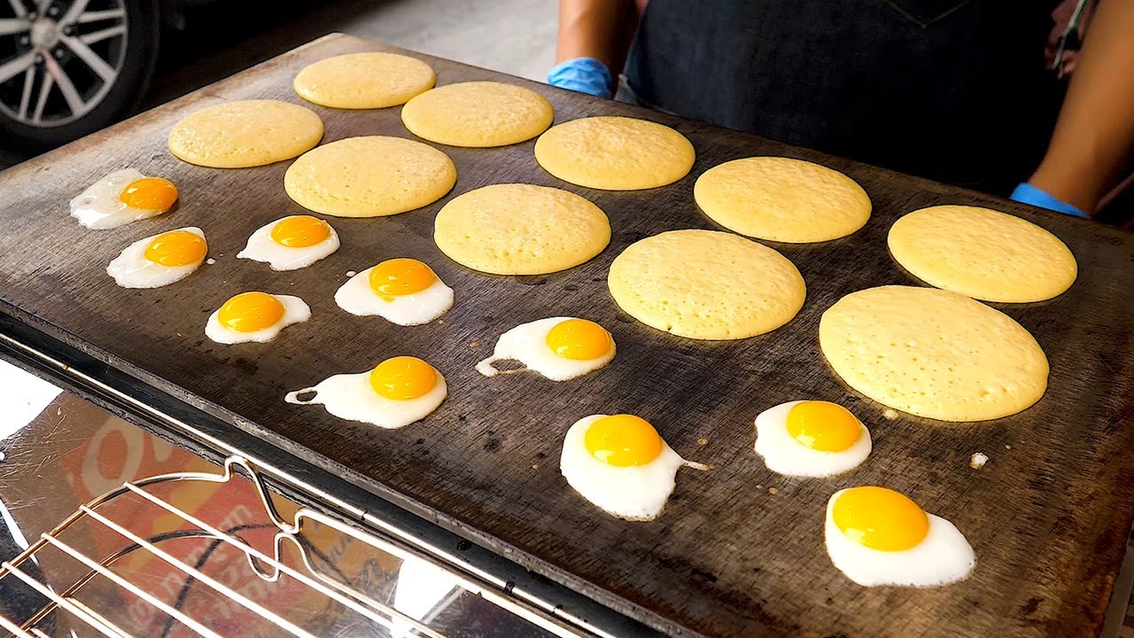 Thailand mini crepes - Thai street food - YouTube