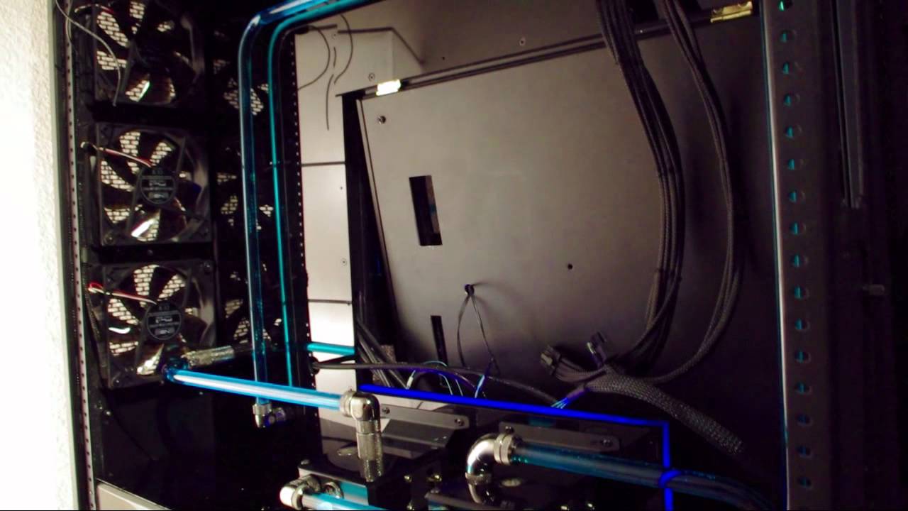 Caselabs TH-10 extra cooling for the Aquero's 6 - YouTube