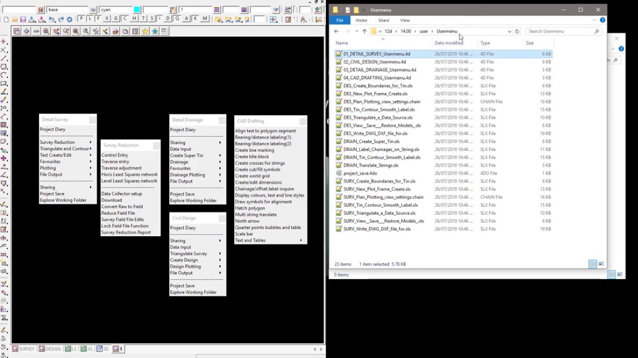 Creating 12d Model User menus - YouTube