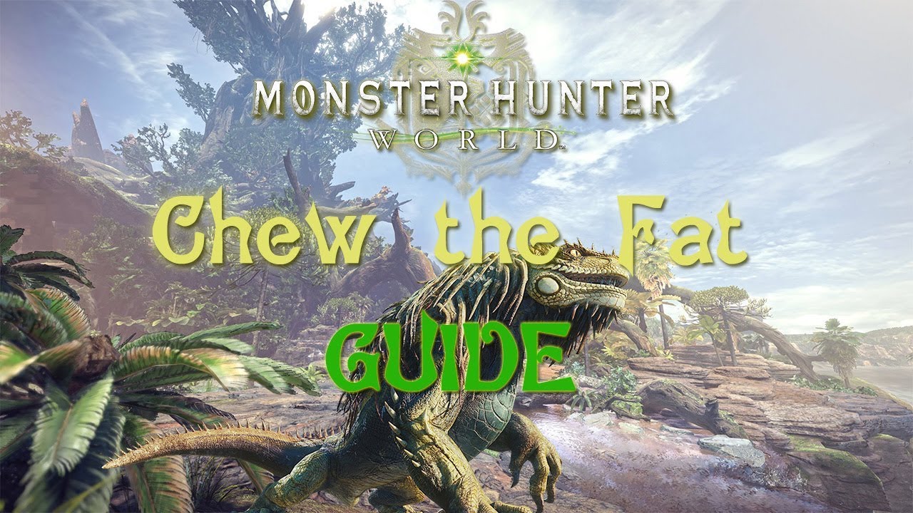 Monster Hunter World Chew the Fat Guide great jagras locations - YouTube