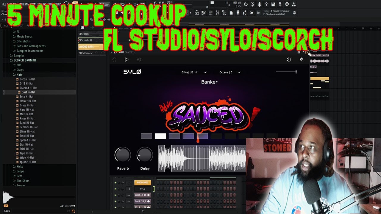 5 MINUTE COOK UP PT. 1 FL STUDIO+SYLO+SCORCH=FIRE!!!! - YouTube
