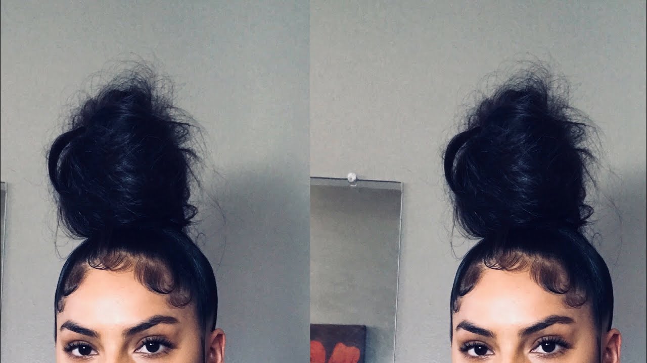 BIG BUN TUTORIAL - YouTube