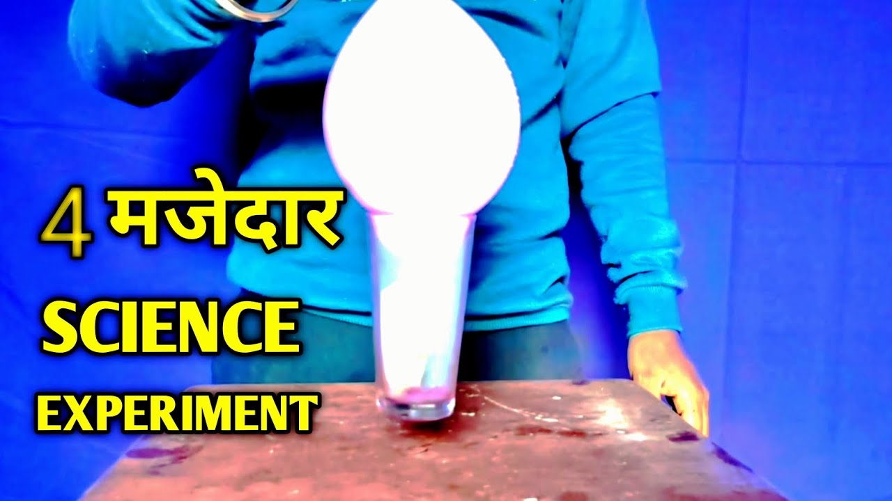 4 मजेदार Science Experiment जिसे आप घर पर भी कर सकते हैं | #experiment #science #shubham #video ...