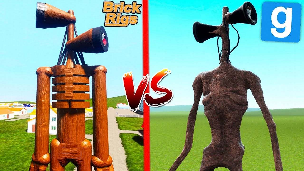 БРИК РИГС СИРЕНОГОЛОВЫЙ VS ГАРРИС МОД СИРЕНОГОЛОВЫЙ! Brick Rigs Siren ...