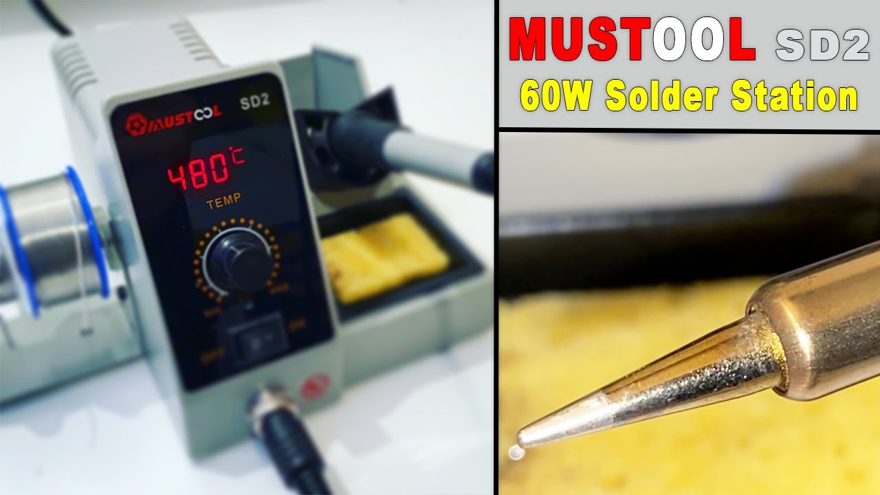 60W Solder Station Review MUSTOOL SD2 from Banggood - YouTube