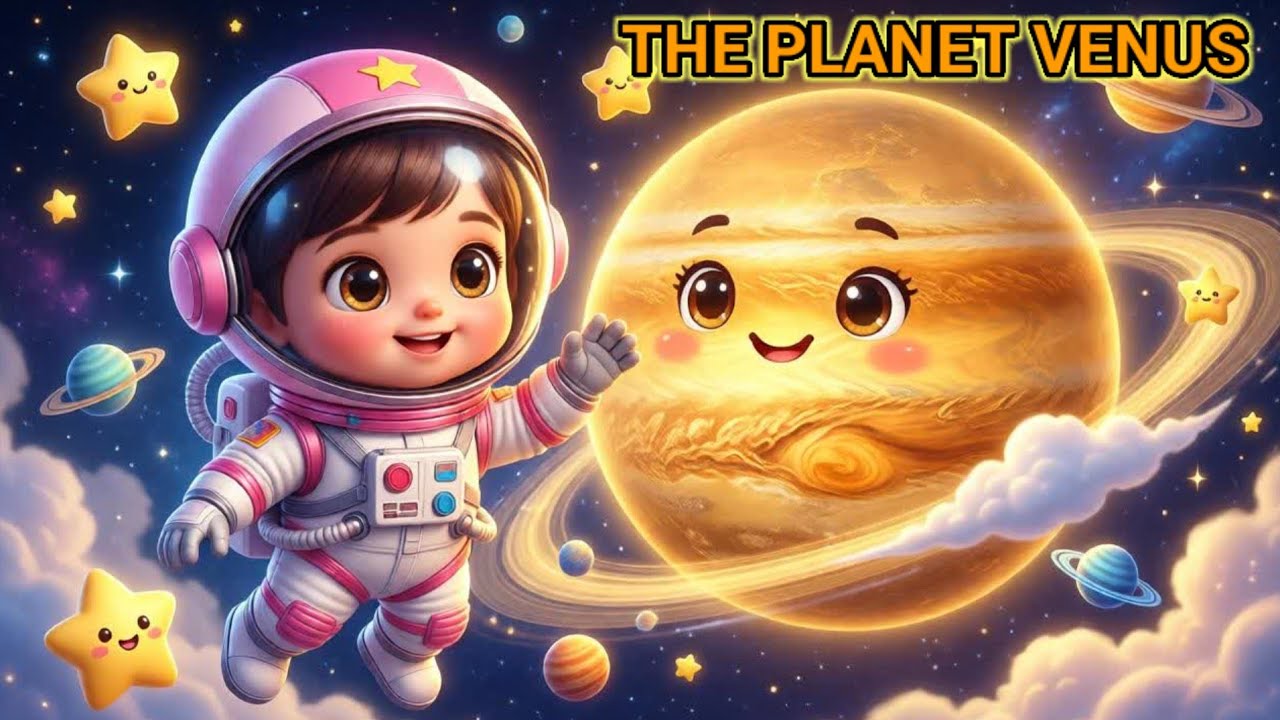 The Planet Venus 🌟 | Kids English Poem | Learn Planets for Children ...