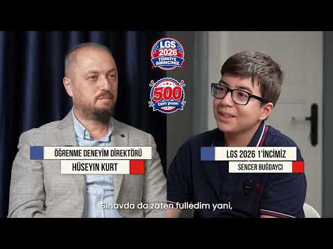 LGS’de 500 Tam Puan Aldı! Türkiye Birincisi Sencer'in Günlük Rutin ve Altın Değerinde Tavsiyeler